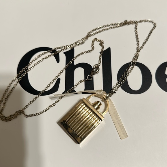 Chloe | Jewelry | Chloe Perfume Goldtone Necklace | Poshmark
